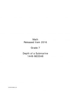 Grade 07 Math 2016 - Sample Student Responses - Item 25 - 1449_M22048 ...